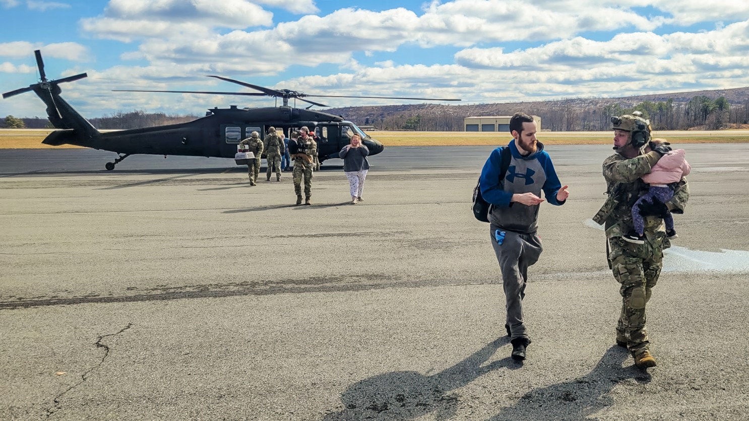 Kentucky Guard rescues 296 people from floods in a single day