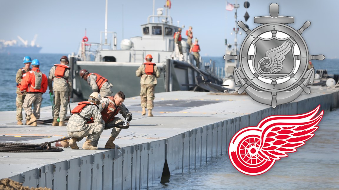 The origin of the Army's ‘Red Wing’ design on the Mariner Badges