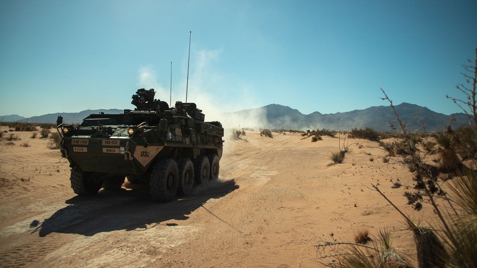US troops to use Stryker armored vehicles to patrol southern border