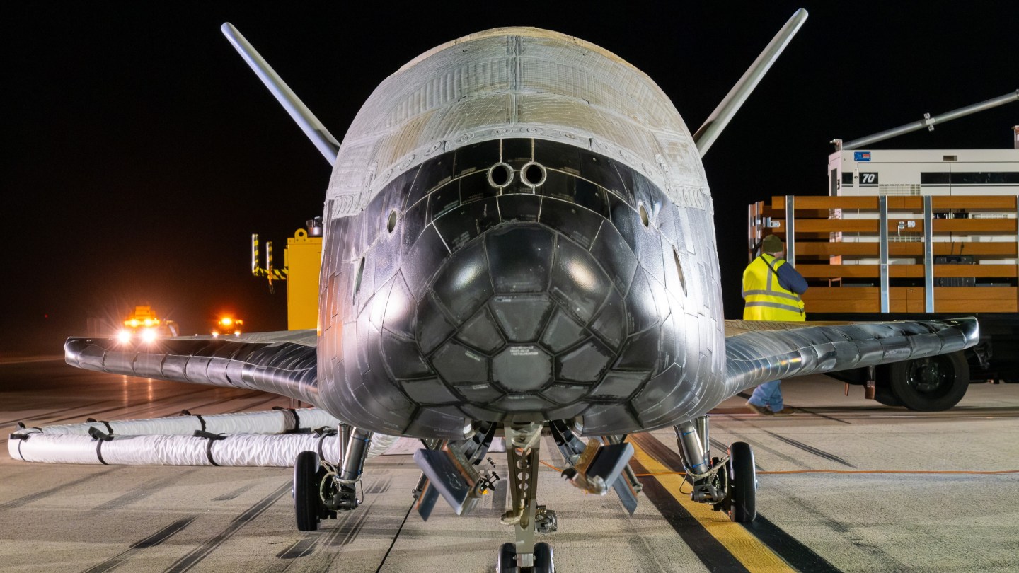Space Force’s secretive space plane lands after 434 days in orbit ...