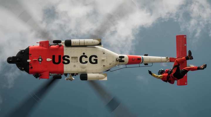 Coast Guard saves 4 from hardening concrete in water tank rescue