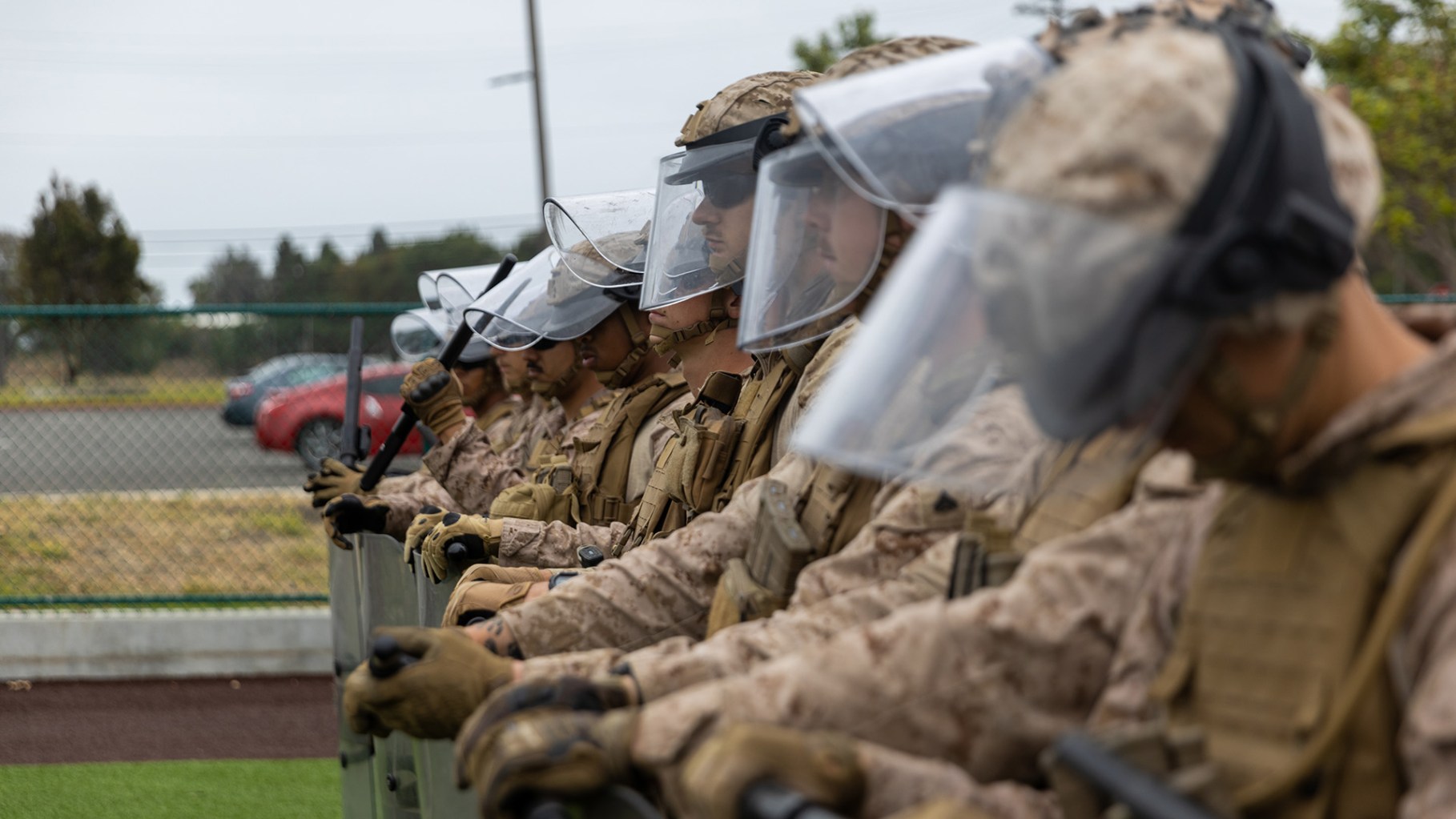 Marines have not finished nonlethal training for LA mission