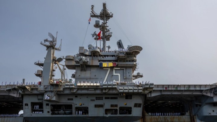 USS Harry S. Truman returns home after months of fighting Houthis