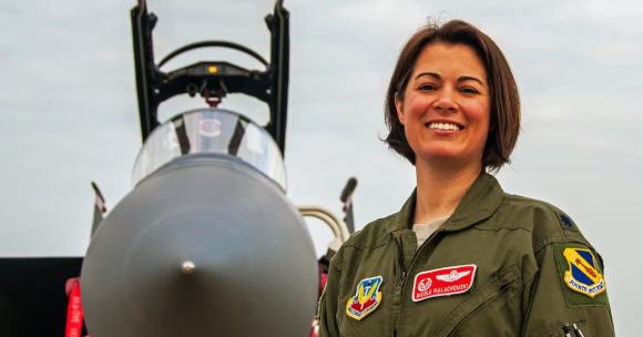 She was the first female Air Force Thunderbird. Then she got sick.