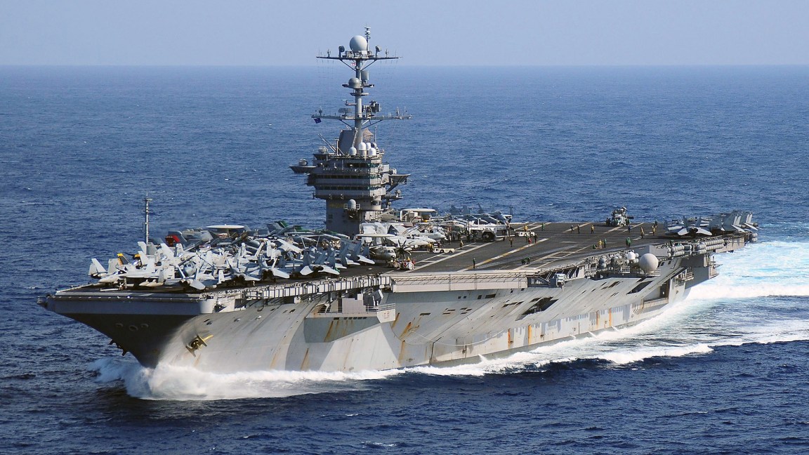 Search underway for a sailor from the USS George Washington