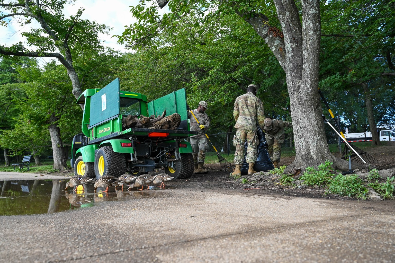 What the commander of troops in DC wants the public to know