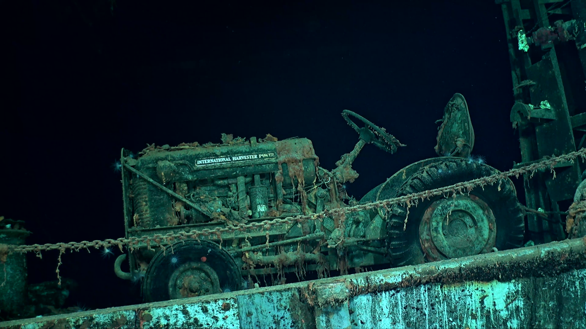 A tractor enthusiast wants to recover one from a World War II wreck