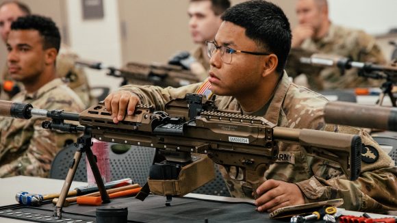 National Guard units get the new M250 machine gun