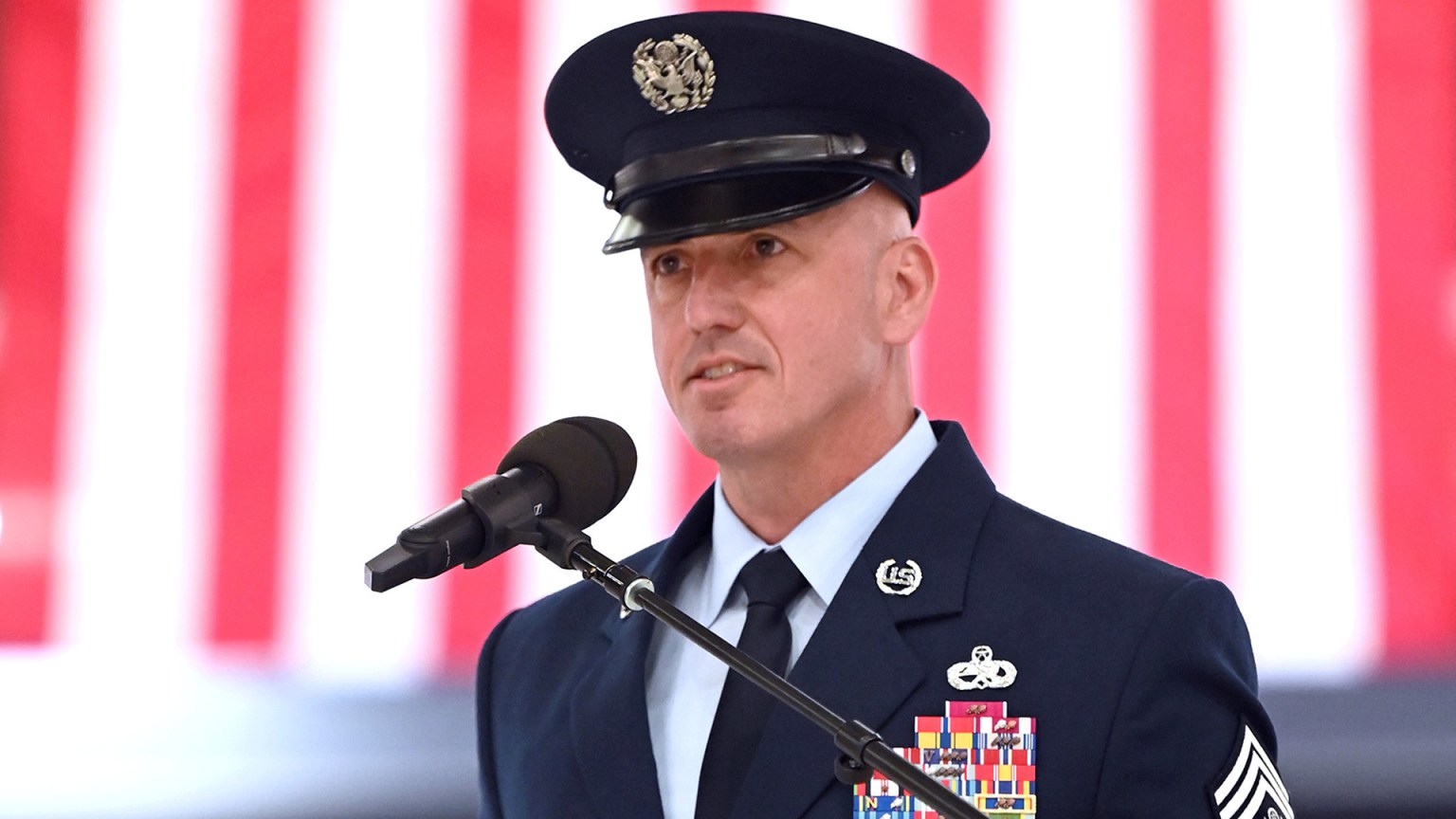 Chief Master Sgt. of the Air Force David Flosi retiring