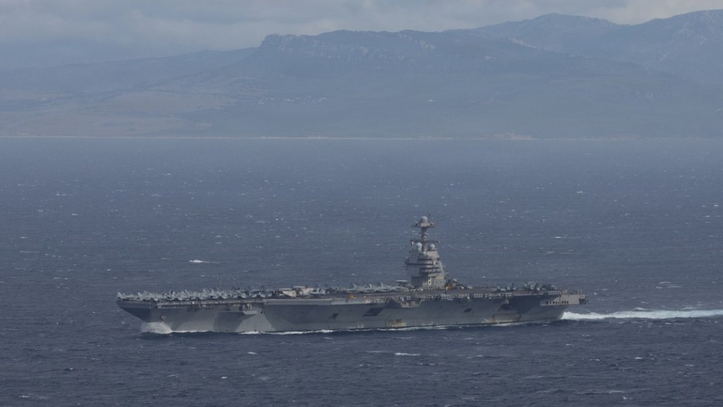 Ford Carrier Strike Group arrives in Latin America