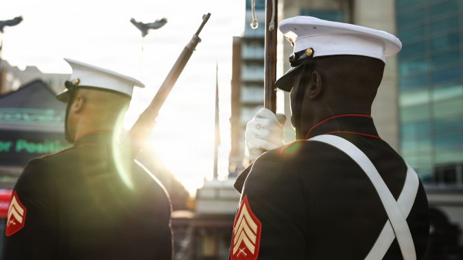 The Marine Corps is offering cash bonuses for high-tech recruits
