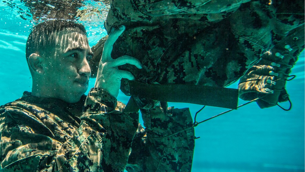 Marine Corps swim qualification tests are about to get harder