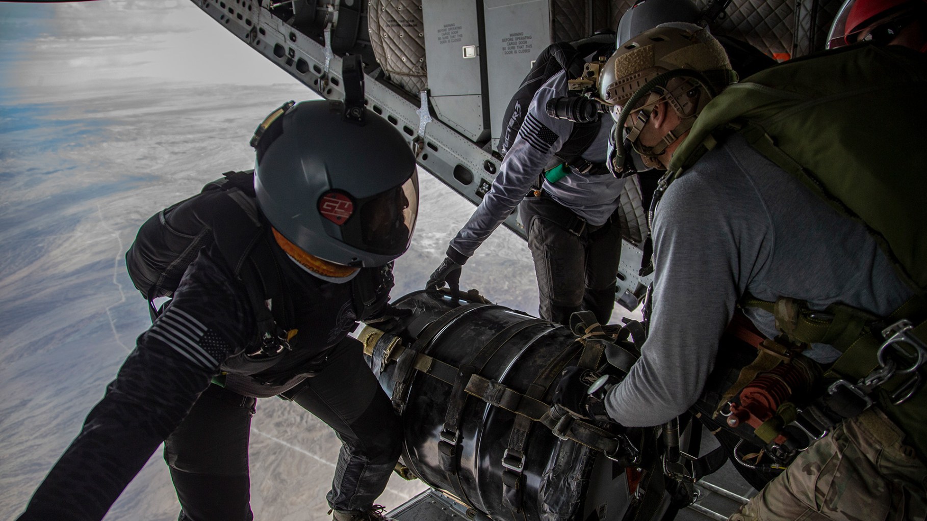 Parachute rescue to Atlantic island included a rare tandem jump